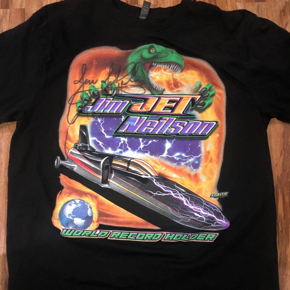 Shirts | Land Speed Record Jim Neilson Jet Race Racing Salt | Poshmark